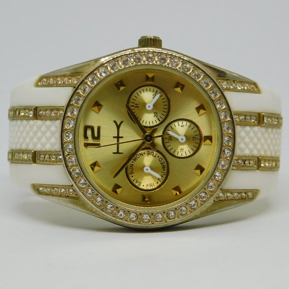 HK Wildlife | Accessories | Hk Wildlife By Heidi Klum Two Tone Quartz ...